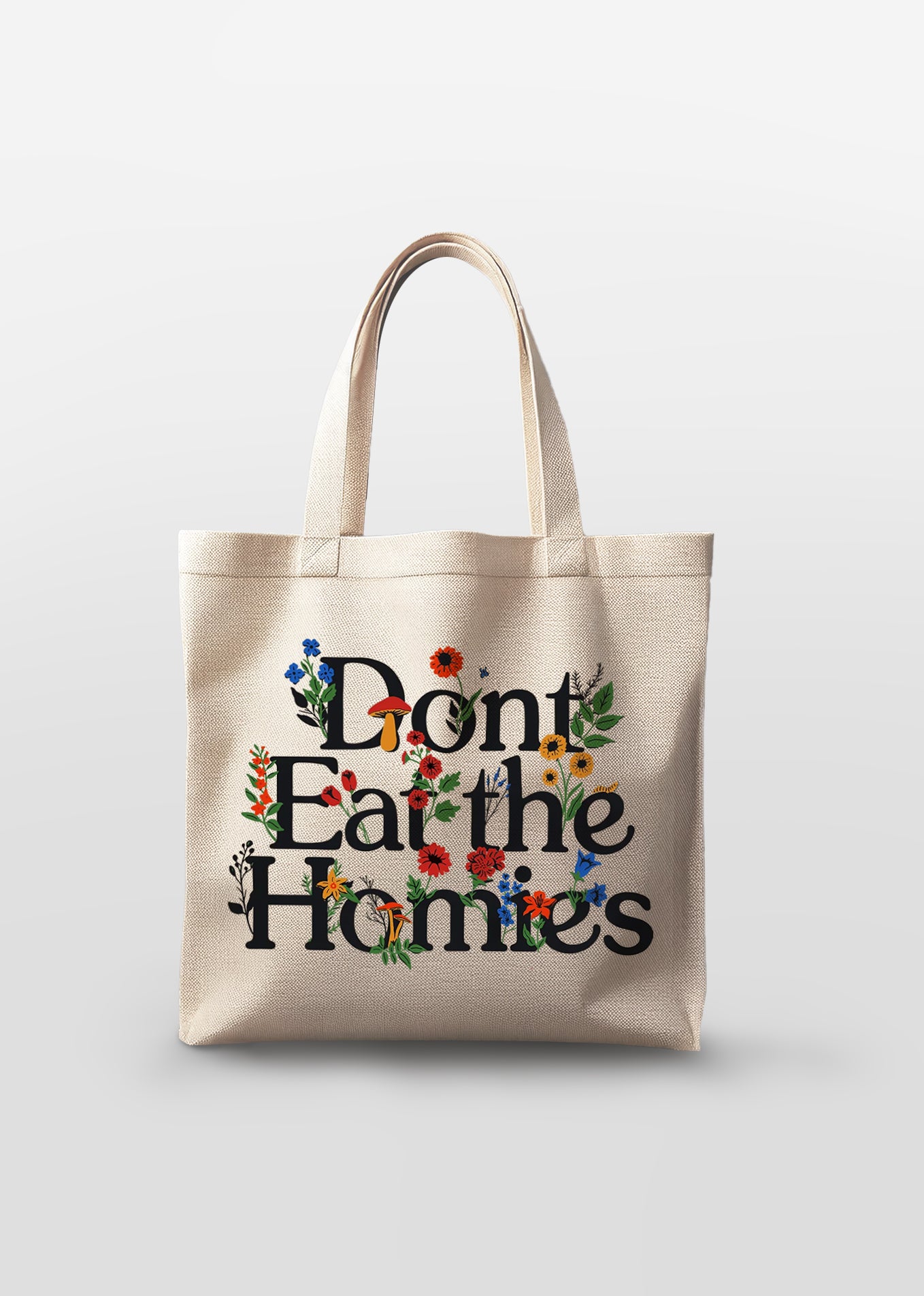 DONT EAT THE HOMIES - DETH TOTE BAG - Don't Eat The Homies